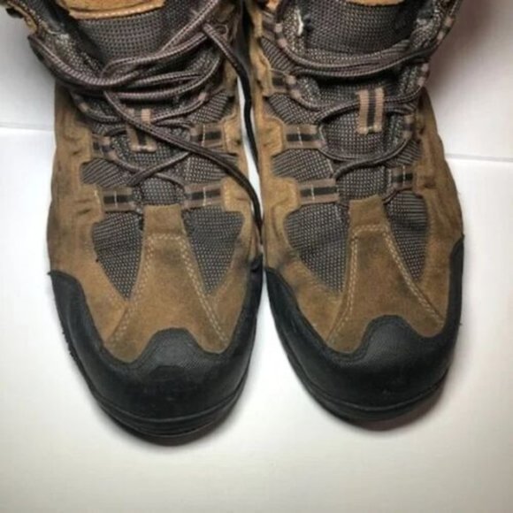 Brazos | Shoes | Mens Boots Size 2 D Brown Leather And Suede Work Hike ...